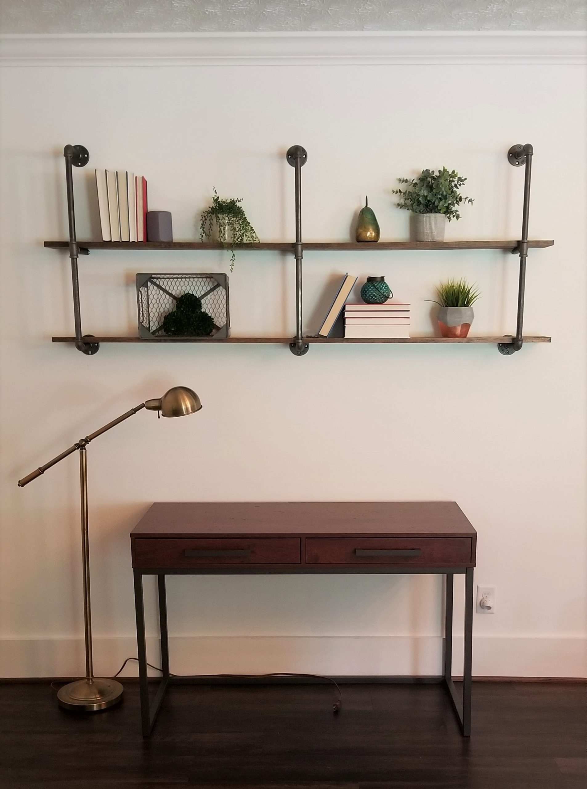DIY INDUSTRIAL SHELVING - Simply Aligned Home