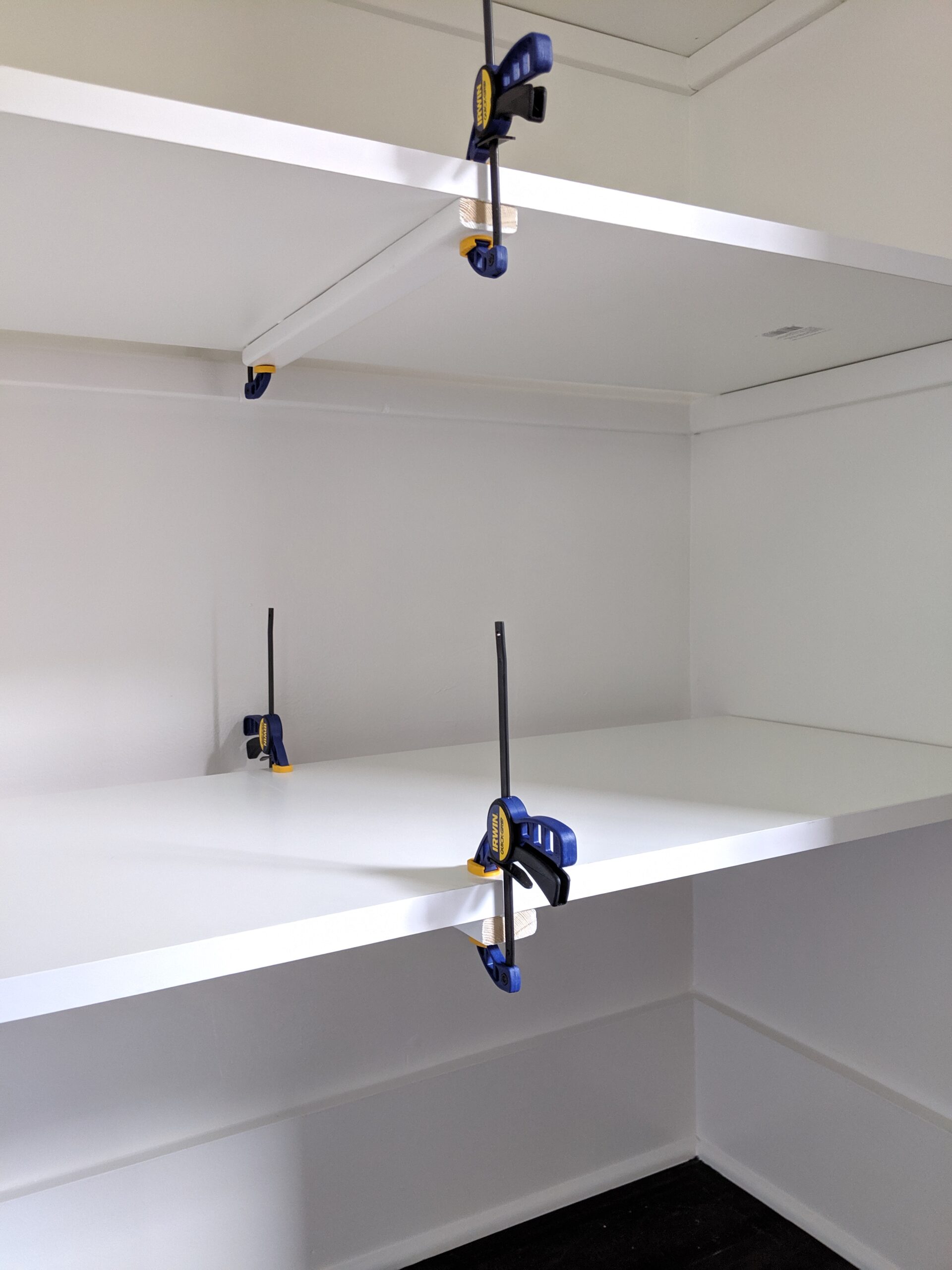 PANTRY UPDATE: An easy way to replace metal pantry shelving - Simply ...