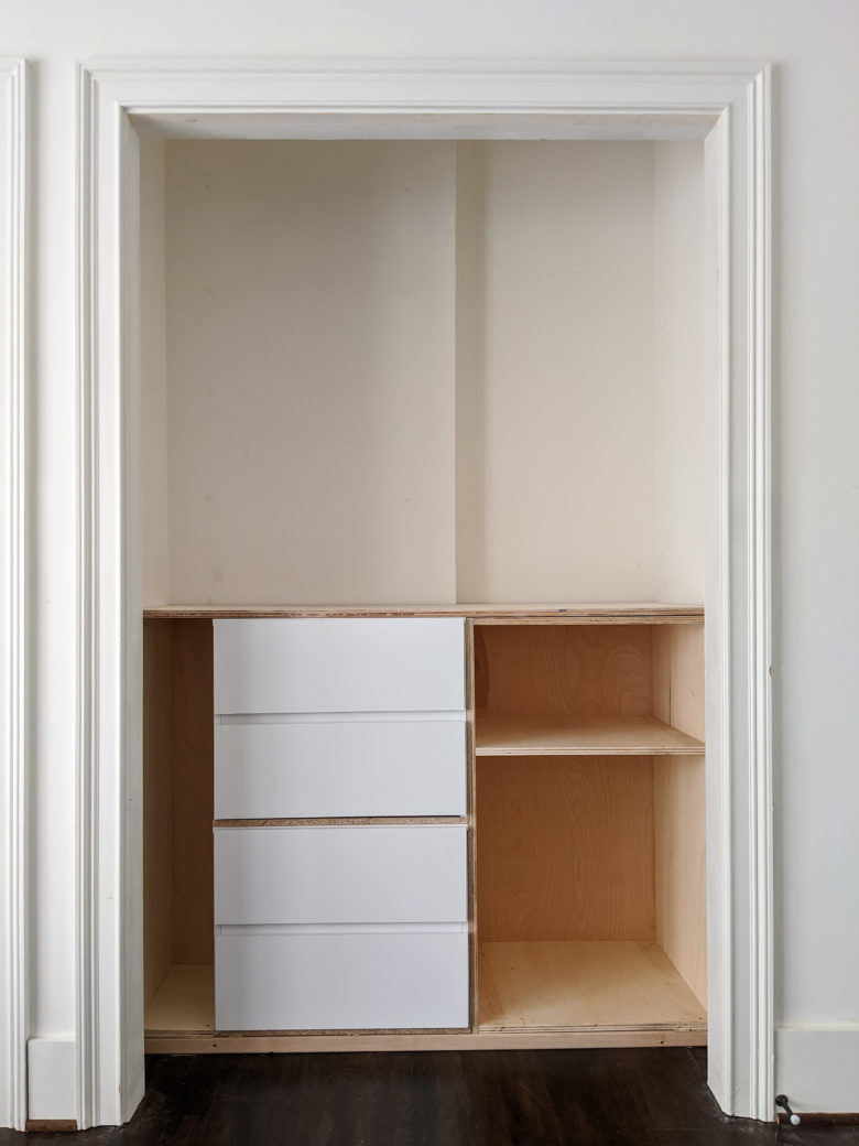 SMALL CLOSET CUSTOM BUILD - Simply Aligned Home