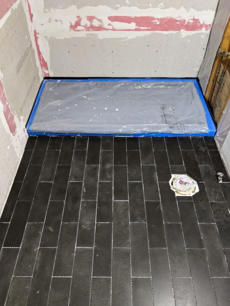 BATHROOM EXPANSION: Bring on the Tile - Simply Aligned Home