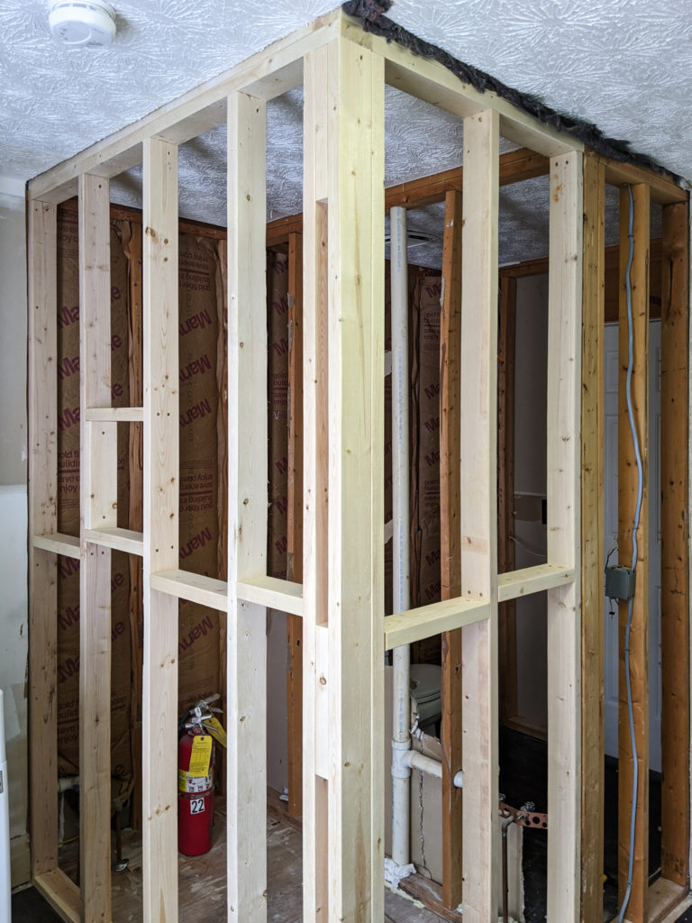 BATHROOM EXPANSION: A Half Becomes A Whole - Simply Aligned Home