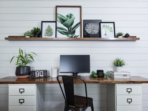HOW TO MAKE A PICTURE LEDGE - Simply Aligned Home