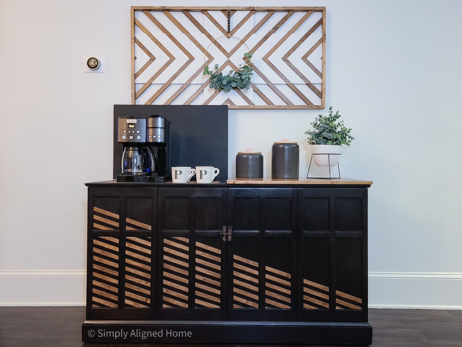 FURNITURE REFRESH WITH DIY WOOD SLAT ACCENT - Simply Aligned Home