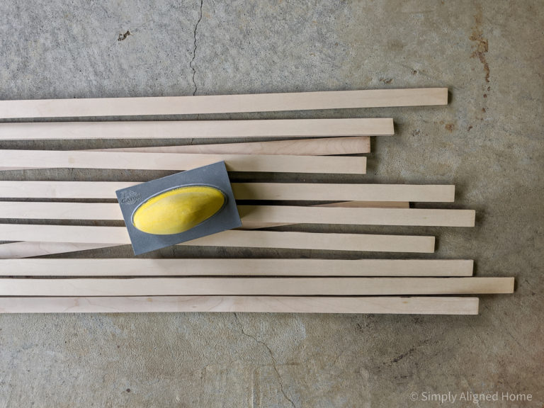 FURNITURE REFRESH WITH DIY WOOD SLAT ACCENT - Simply Aligned Home
