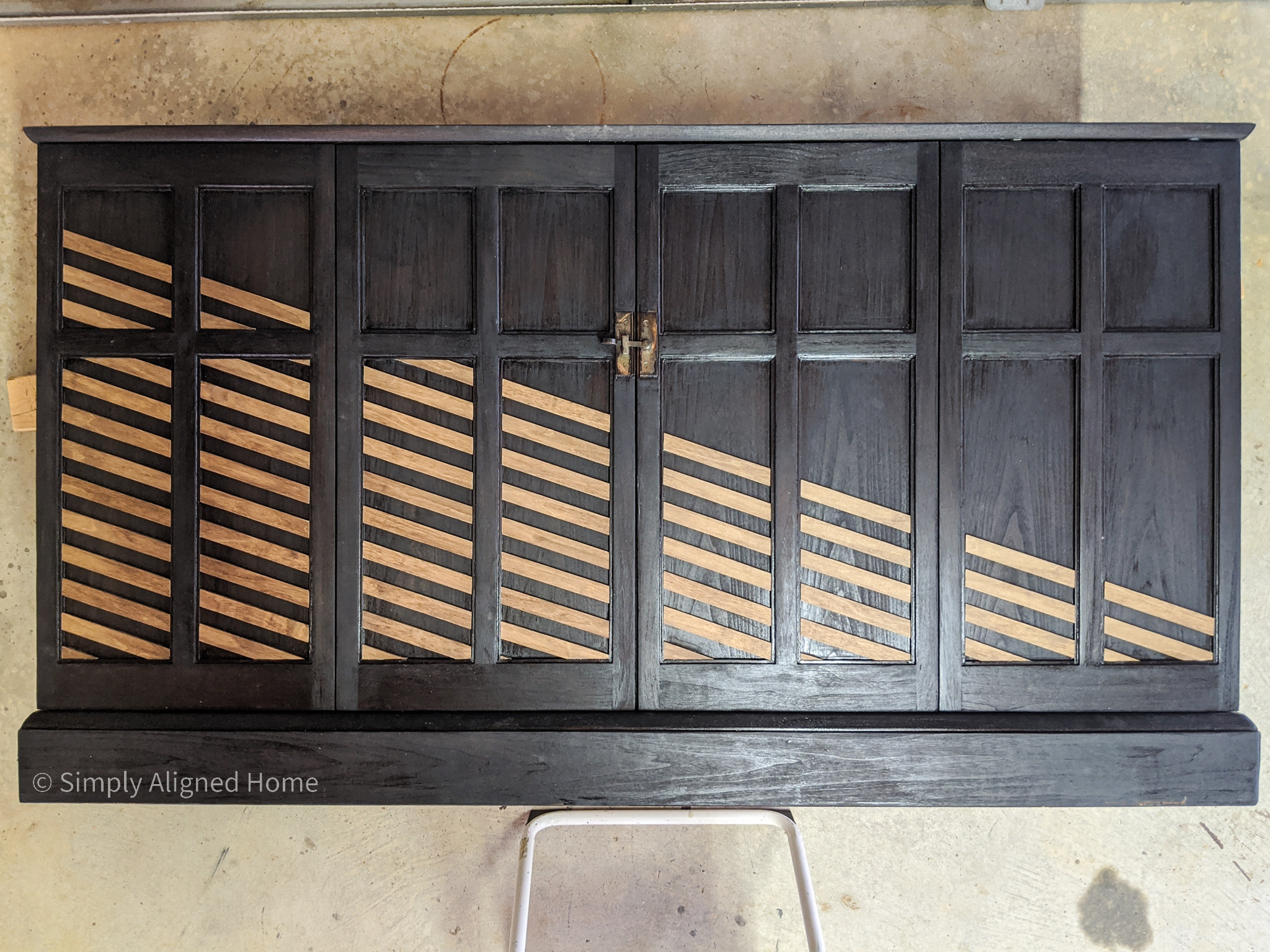 FURNITURE REFRESH WITH DIY WOOD SLAT ACCENT - Simply Aligned Home