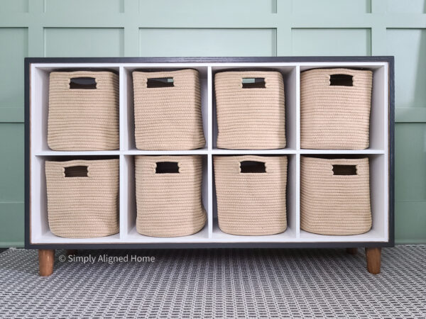 IKEA HACK: SIMPLE CUBE STORAGE UNIT TURNED MID-CENTURY MODERN MARVEL ...