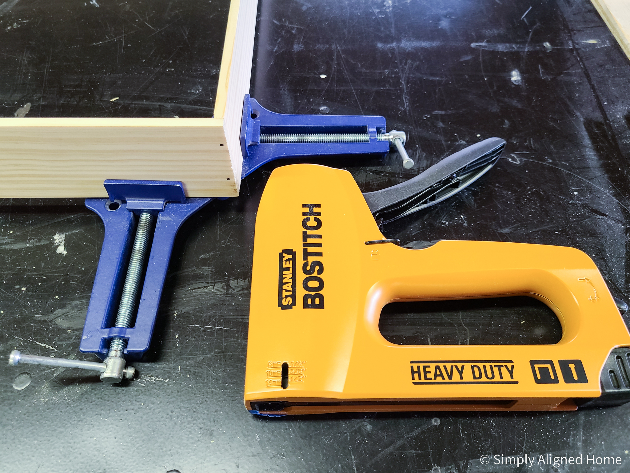 HOW TO MAKE A LIGHTWEIGHT CUSTOM TV PICTURE FRAME - Simply Aligned Home