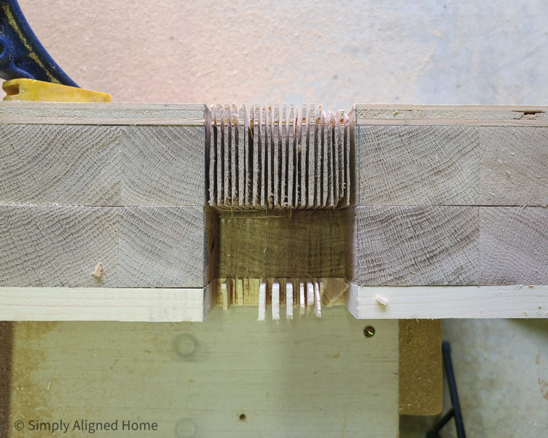 HOW I BUILT MY MODERN WHITE OAK DINING TABLE - Simply Aligned Home