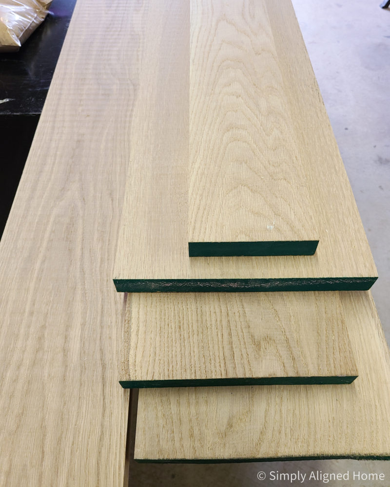 HOW I BUILT MY MODERN WHITE OAK DINING TABLE - Simply Aligned Home