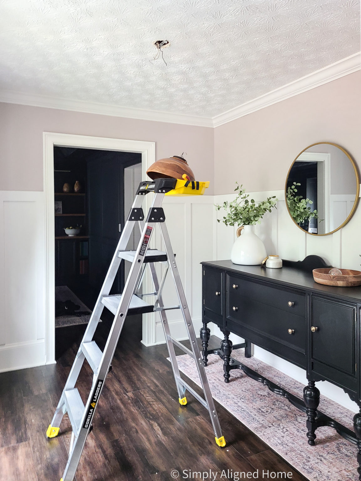 ENTRYWAY REFRESH WITH GORILLA LADDERS ALUMINUM DUAL PLATFORM LADDER ...