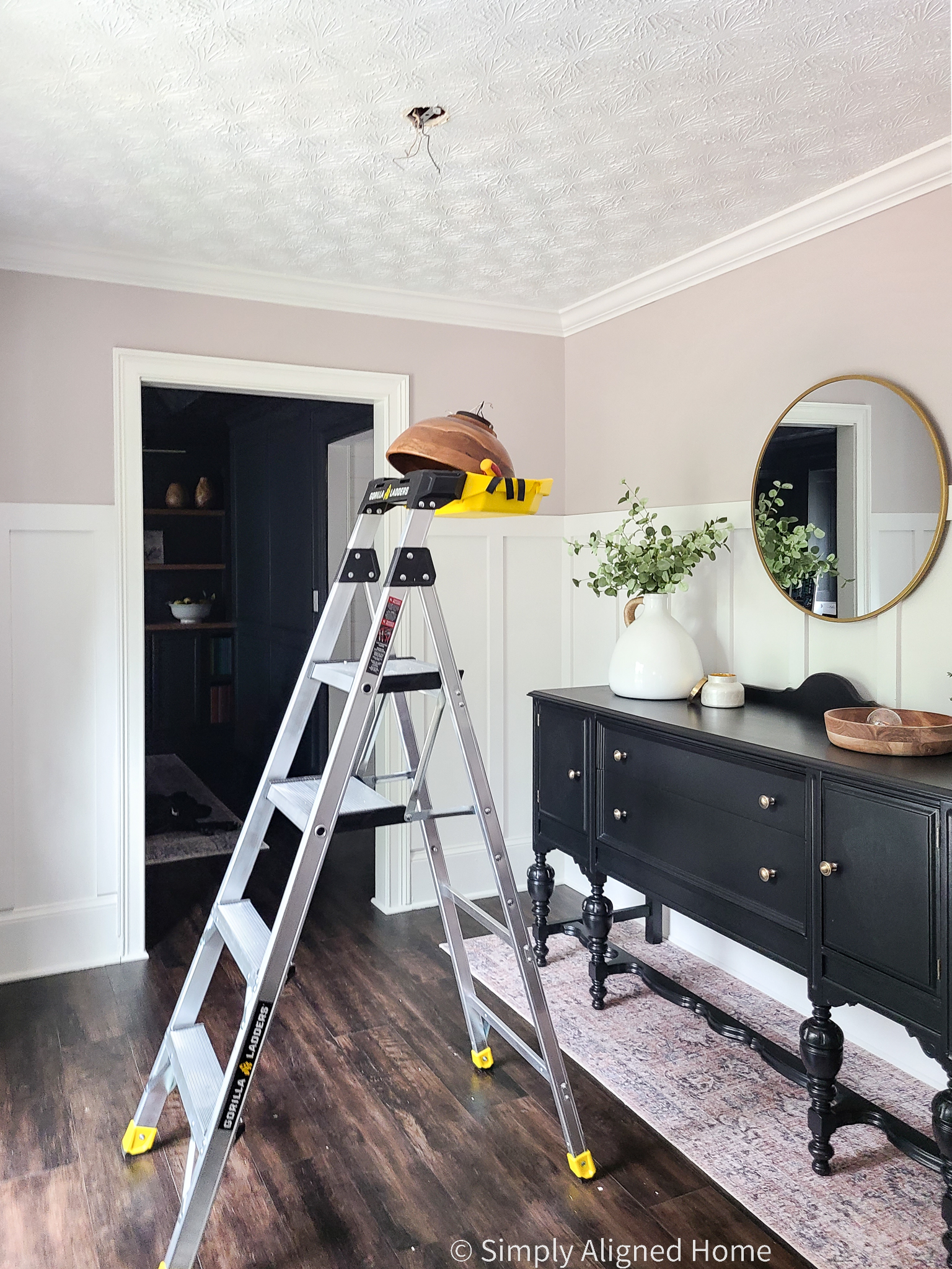 ENTRYWAY REFRESH WITH GORILLA LADDERS ALUMINUM DUAL PLATFORM LADDER ...