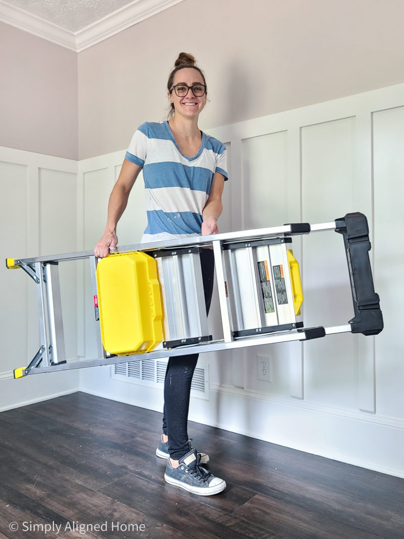 ENTRYWAY REFRESH WITH GORILLA LADDERS ALUMINUM DUAL PLATFORM LADDER ...
