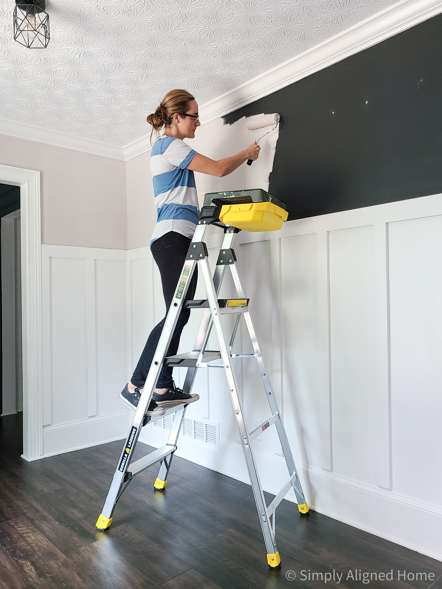 ENTRYWAY REFRESH WITH GORILLA LADDERS ALUMINUM DUAL PLATFORM LADDER ...