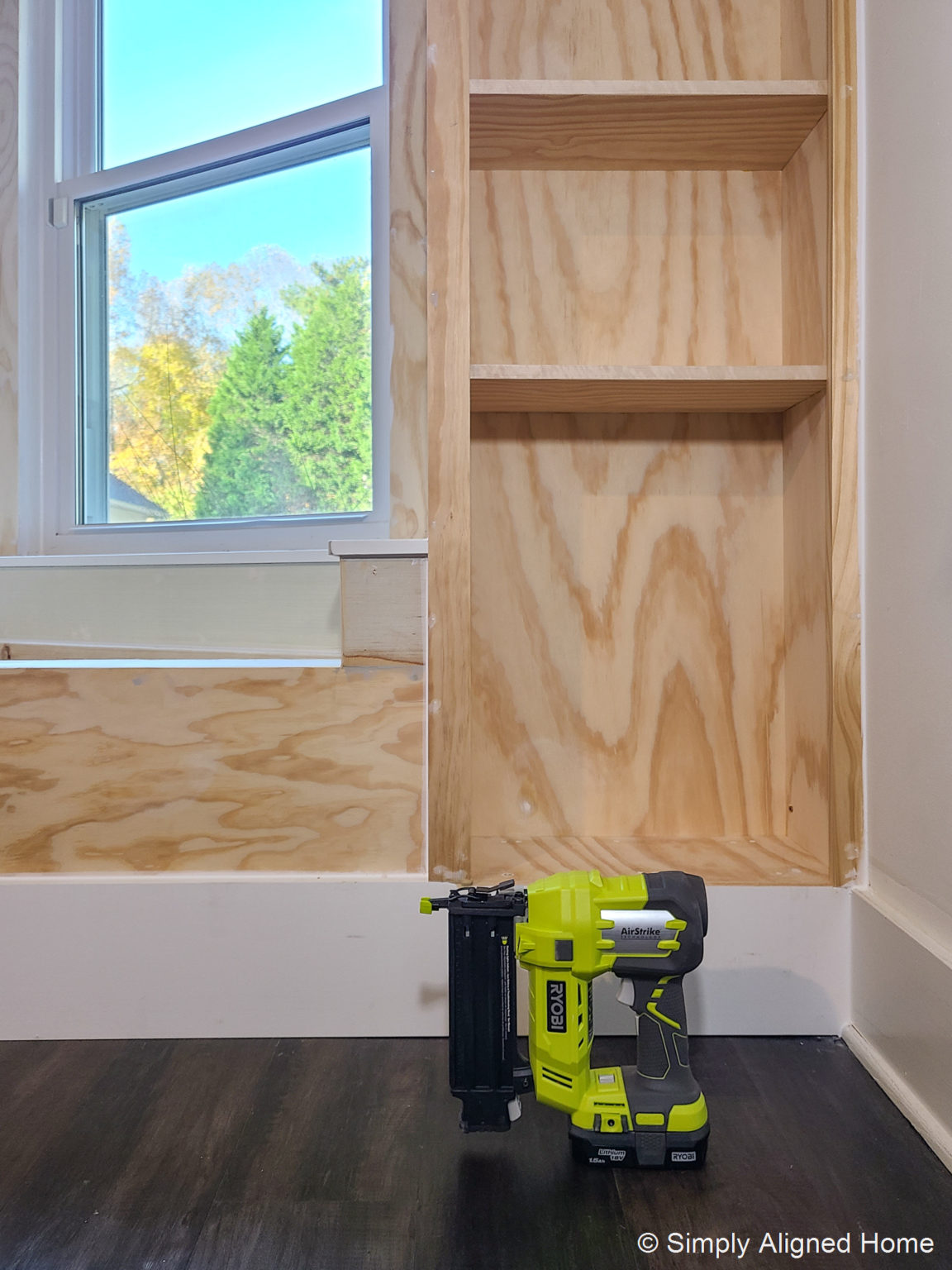 HOW TO BUILD A MODERN BAY WINDOW BENCH WITH STORAGE - PART II - Simply ...