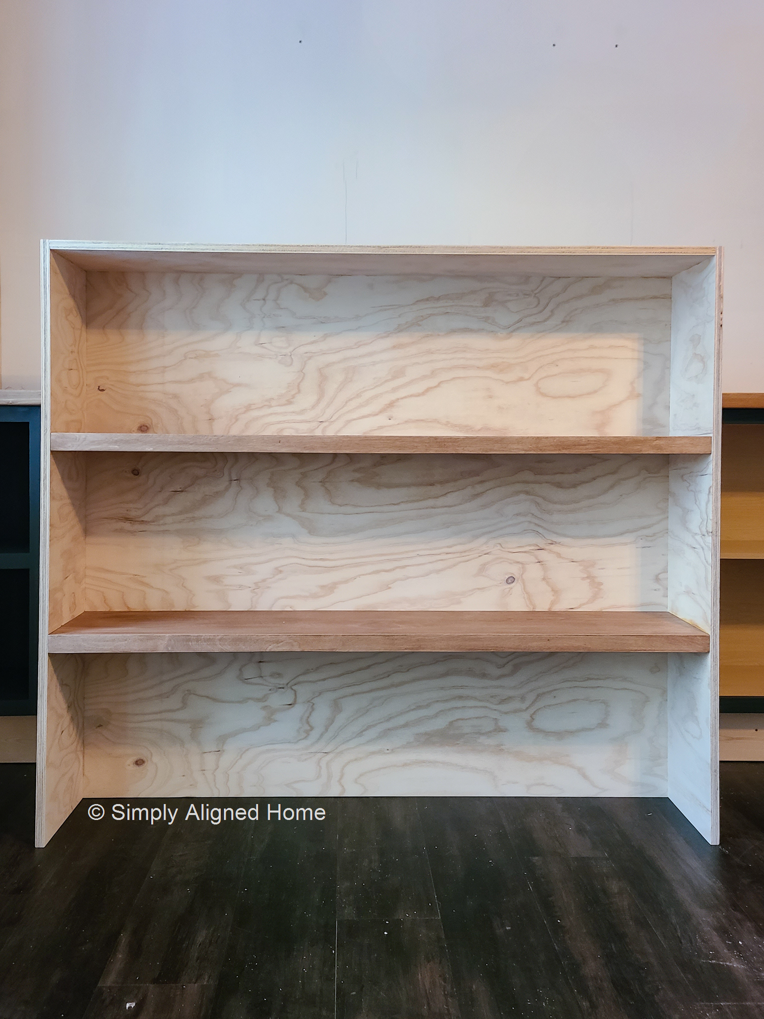 CUSTOM BUILT-IN: HOW I MADE THE UPPER UNITS - Simply Aligned Home