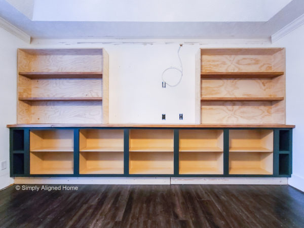 CUSTOM BUILT-IN: HOW I MADE THE UPPER UNITS - Simply Aligned Home