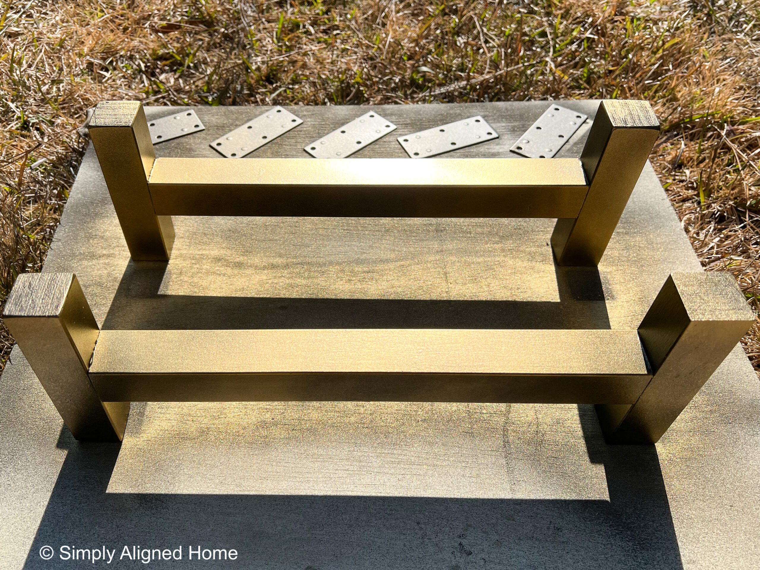 HOW TO MAKE A FLUTED SIDEBOARD WITH MARBLE EPOXY TOP - Simply Aligned Home