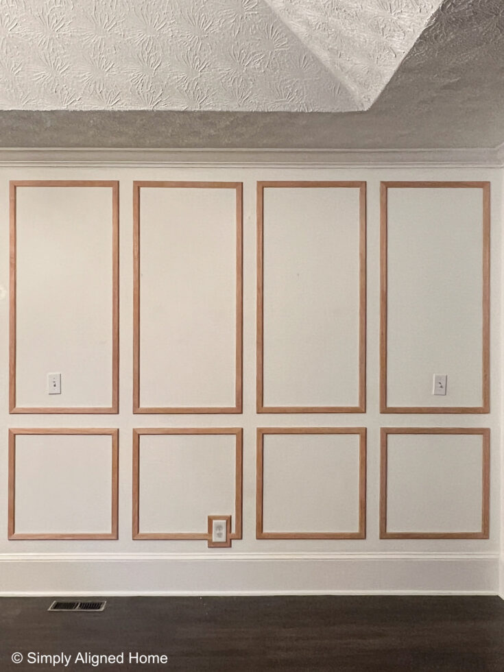 HOW TO MAKE MODERN PICTURE FRAME MOULDING OUT OF PLYWOOD - Simply ...