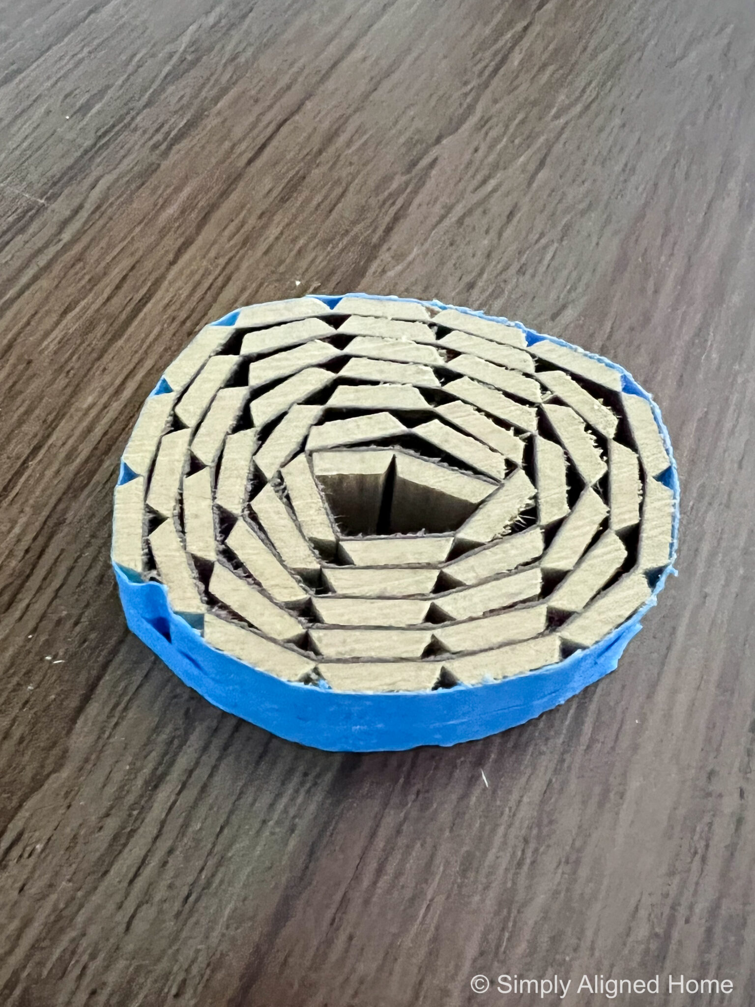 HOW TO MAKE A FLUTED SIDEBOARD WITH MARBLE EPOXY TOP - Simply Aligned Home