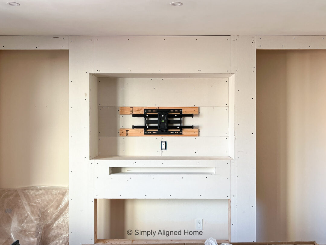 DIY ELECTRIC FIREPLACE BUILT-IN: How to Frame and Install the Fireplace ...