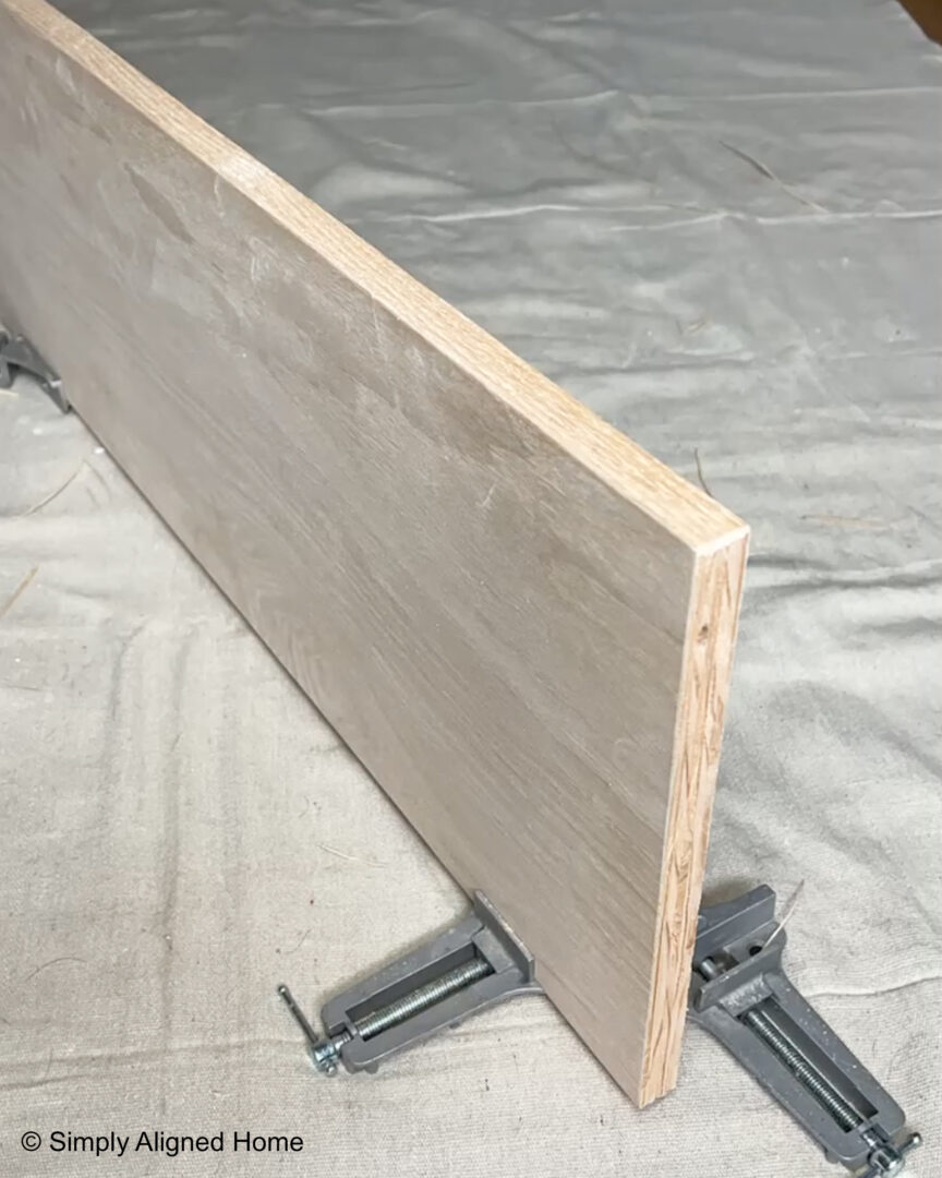 DIY Office Built In Desk with Shelving - Simply Aligned Home