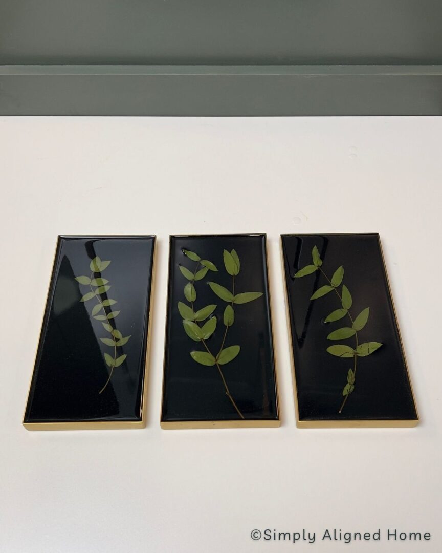 Easy DIY Epoxy Dried Flower Stem Art - Simply Aligned Home