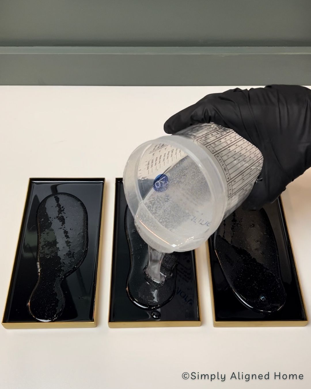 Easy DIY Epoxy Dried Flower Stem Art - Simply Aligned Home