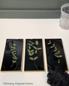 Easy DIY Epoxy Dried Flower Stem Art - Simply Aligned Home