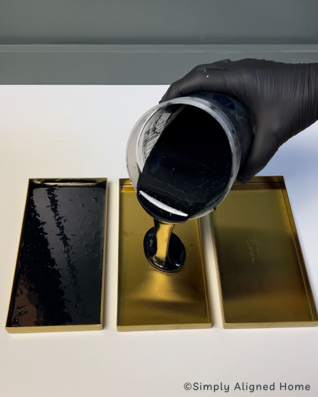 Easy DIY Epoxy Dried Flower Stem Art - Simply Aligned Home