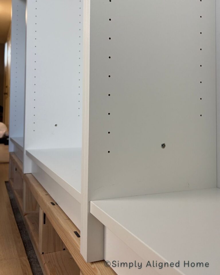 IKEA Billy Bookcase Hack: Office Built-Ins Tutorial - Simply Aligned Home