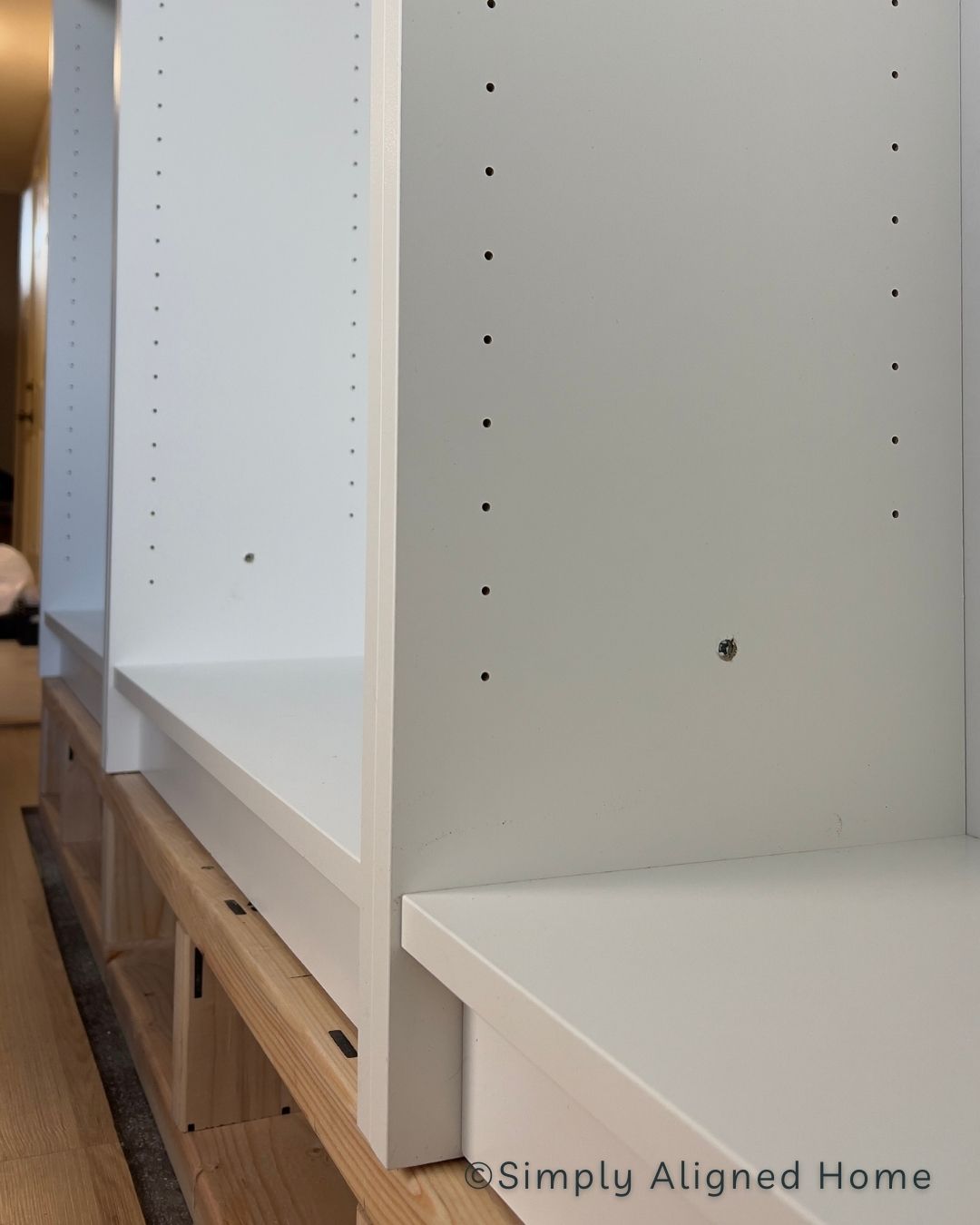 IKEA Billy Bookcase Hack: Office Built-Ins Tutorial - Simply Aligned Home
