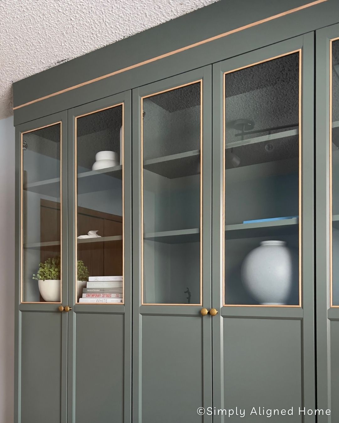 IKEA Billy Bookcase Hack: Office Built-Ins Tutorial - Simply Aligned Home