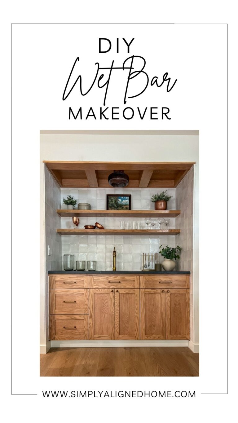 Wet Bar Renovation: Before And After - Simply Aligned Home