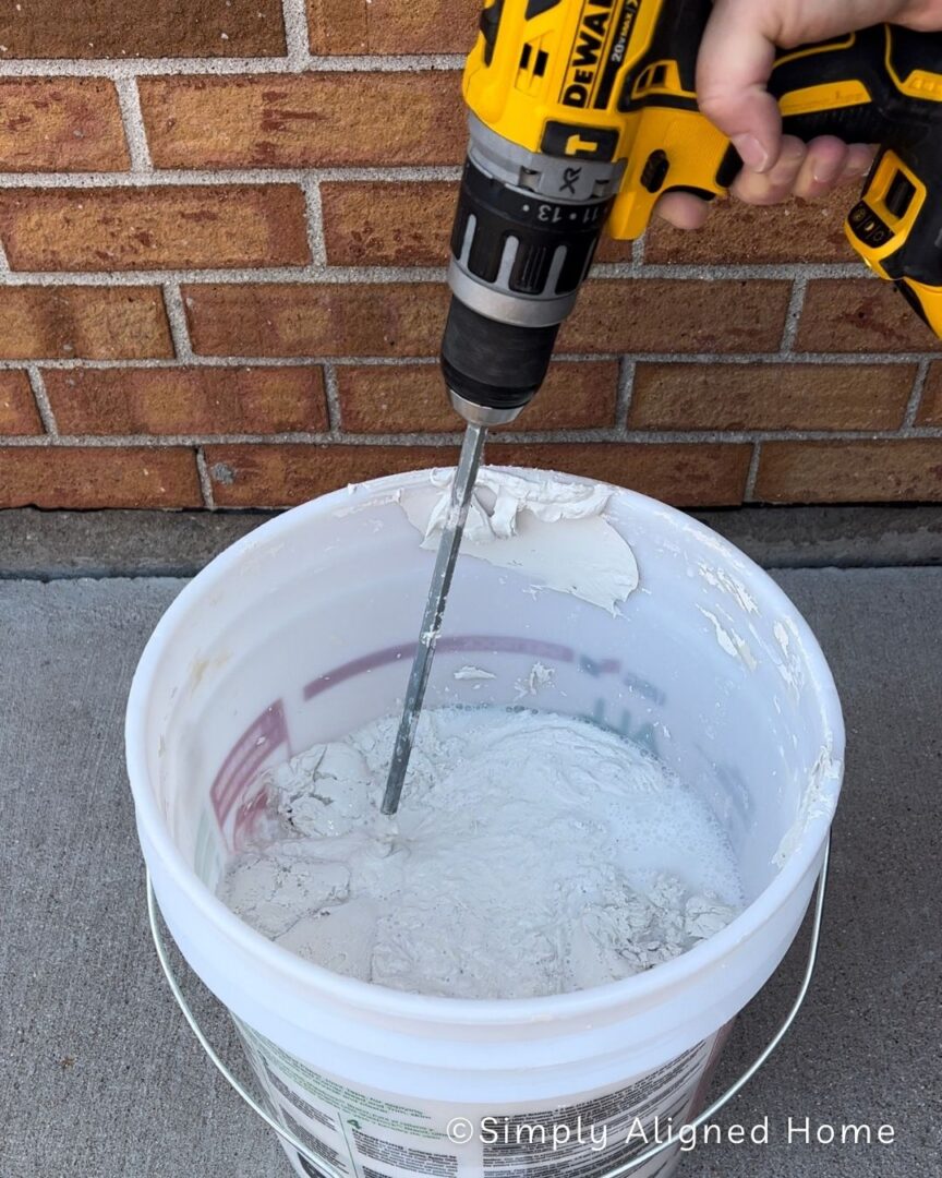 How To Skim Coat Textured Walls: DIY Smooth Walls - Simply Aligned Home