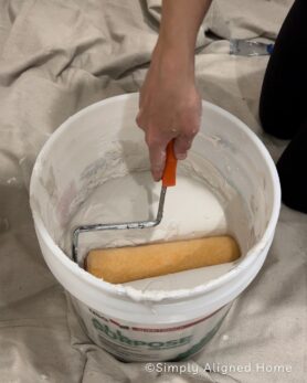 How To Skim Coat Textured Walls: DIY Smooth Walls - Simply Aligned Home