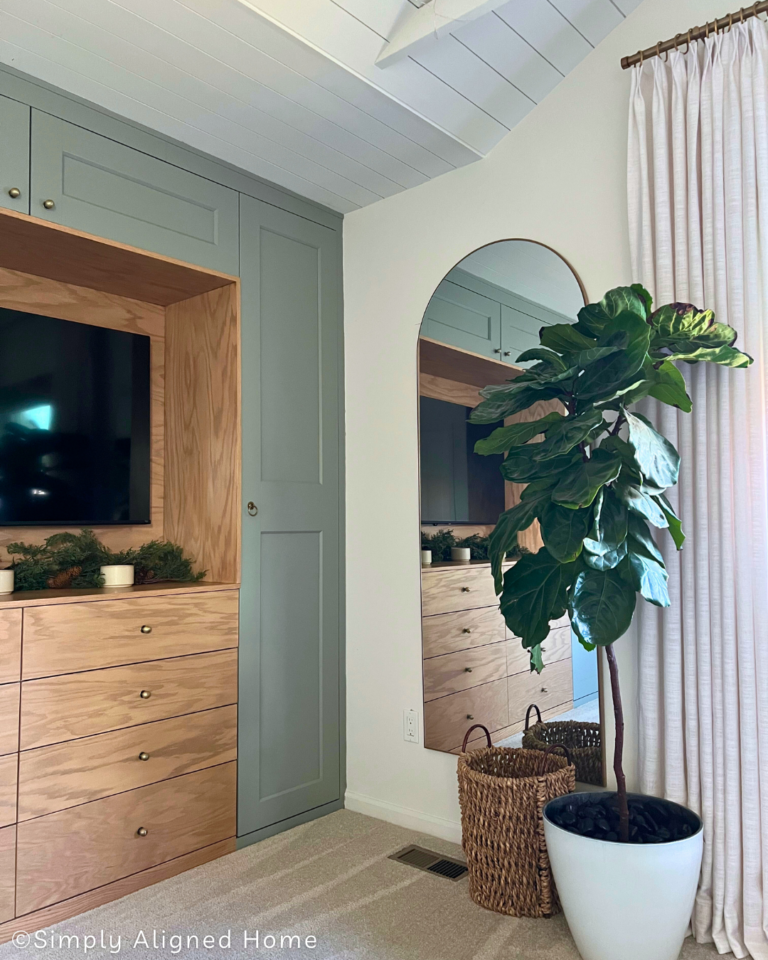 How To Make An IKEA Pax System Look Built-In: DIY Bedroom Storage ...