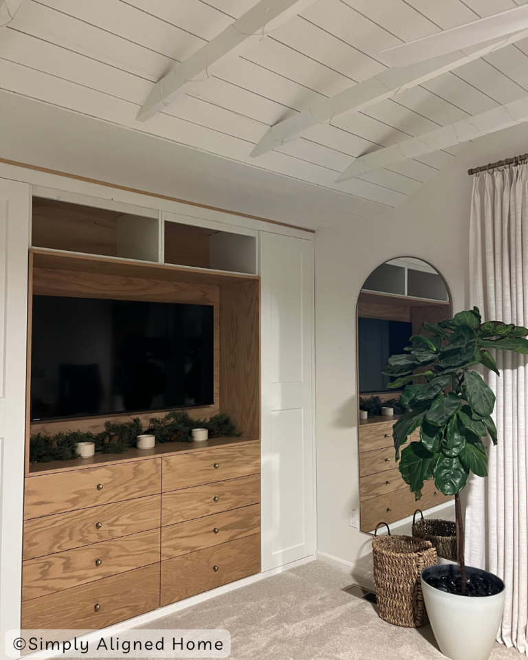 How To Make An IKEA Pax System Look Built-In: DIY Bedroom Storage ...