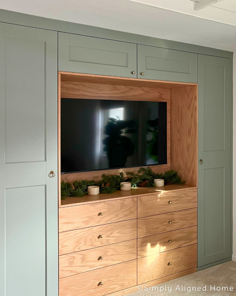 How To Make An IKEA Pax System Look Built-In: DIY Bedroom Storage ...