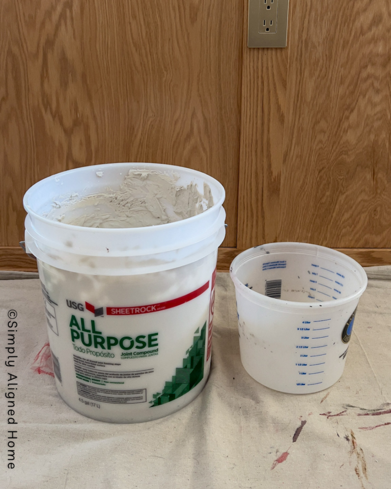 Easy and Affordable DIY Joint Compound Textured Wall Art - Simply ...