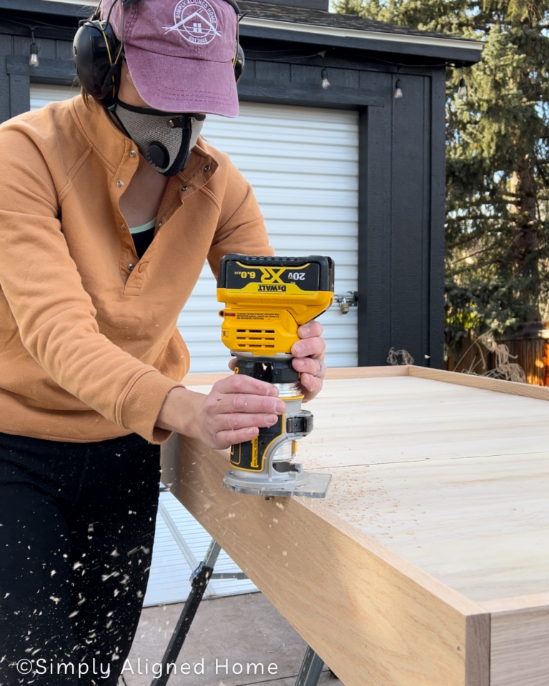 How To Use A Palm Router: A Beginner's Tutorial - Simply Aligned Home