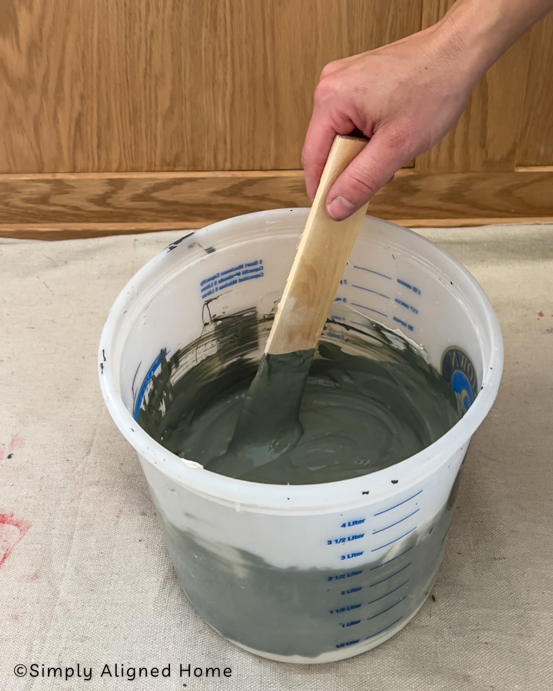 Easy and Affordable DIY Joint Compound Textured Wall Art - Simply ...