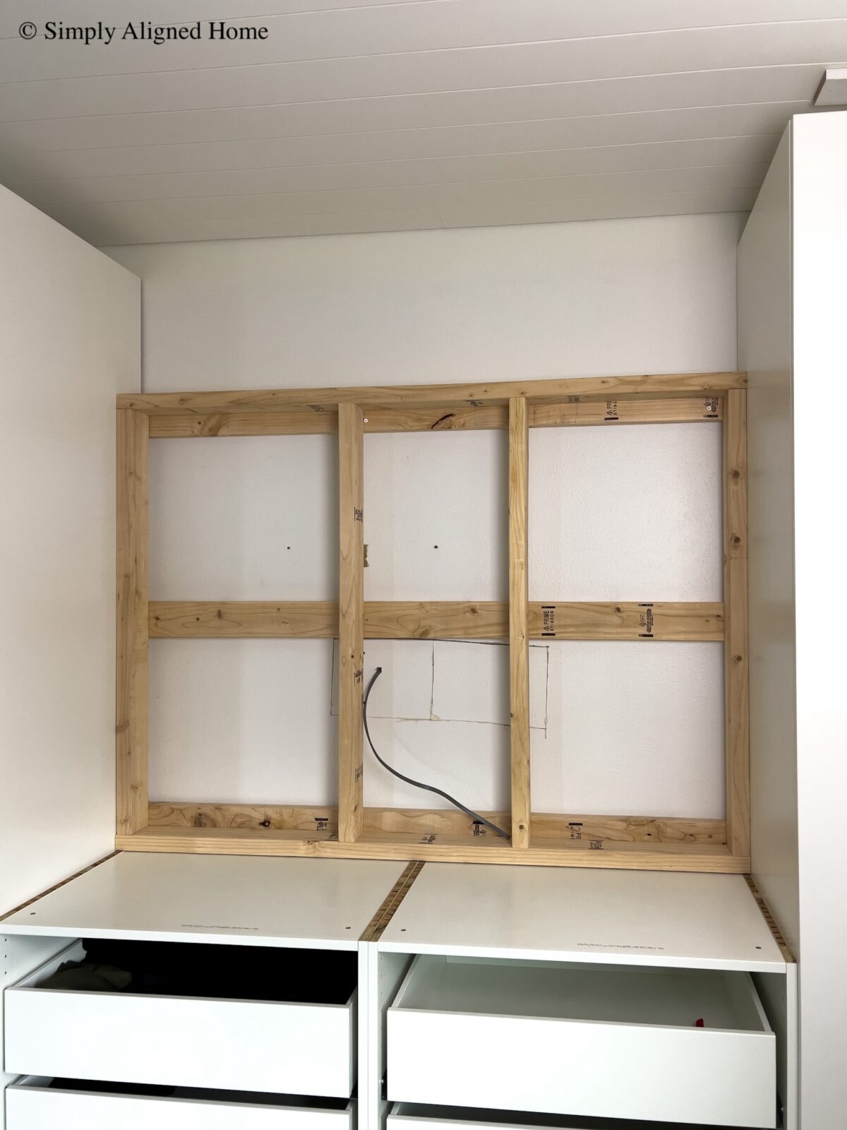 How To Make An IKEA Pax System Look Built-In: DIY Bedroom Storage ...