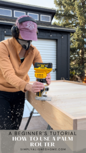 How To Use A Palm Router: A Beginner's Tutorial - Simply Aligned Home