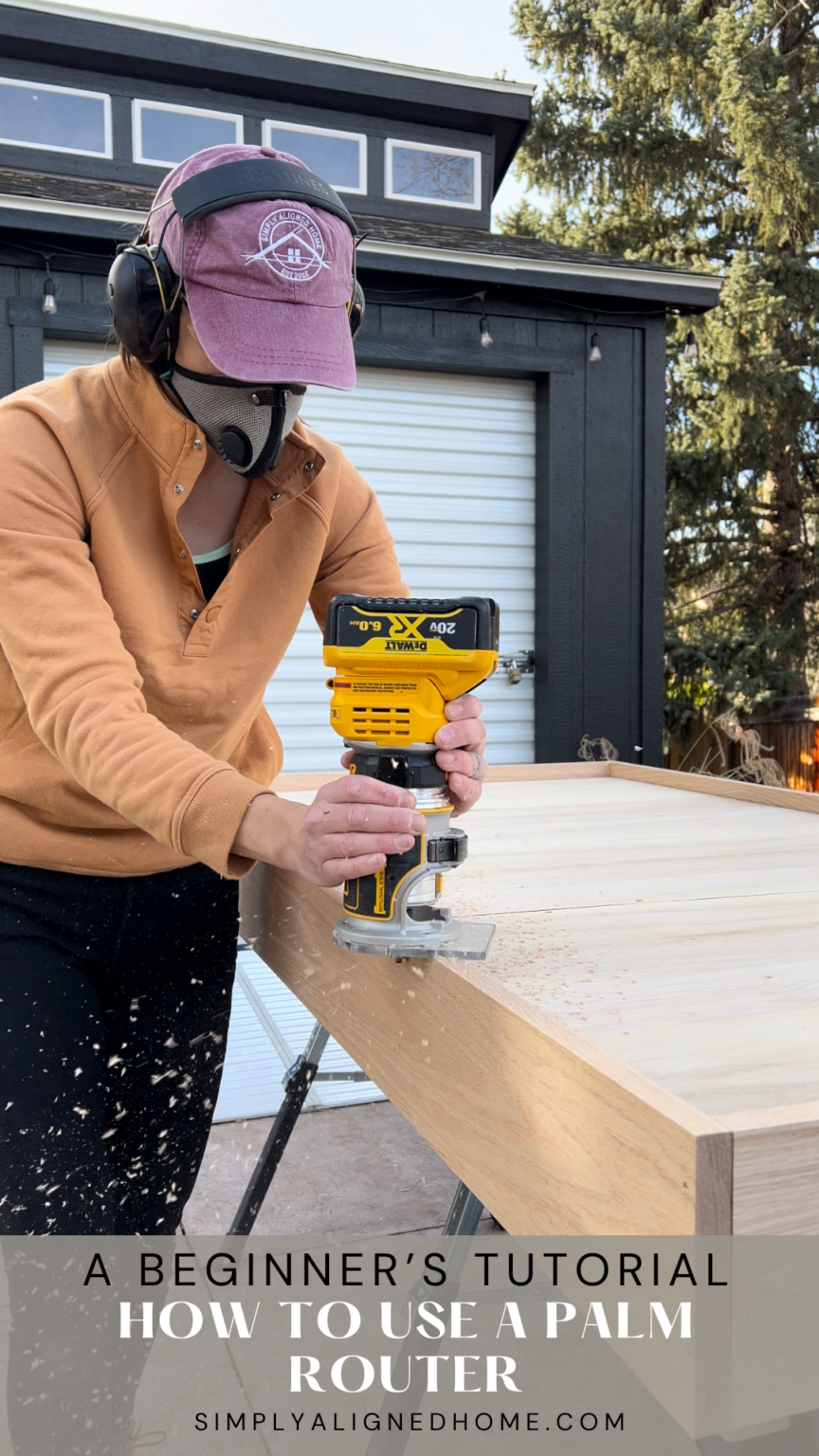 How To Use A Palm Router: A Beginner's Tutorial - Simply Aligned Home
