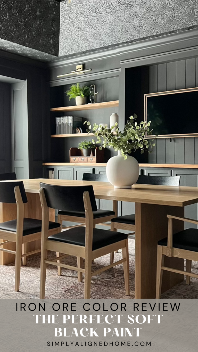 Sherwin Williams Iron Ore Color Review: The Perfect Soft Black Paint ...