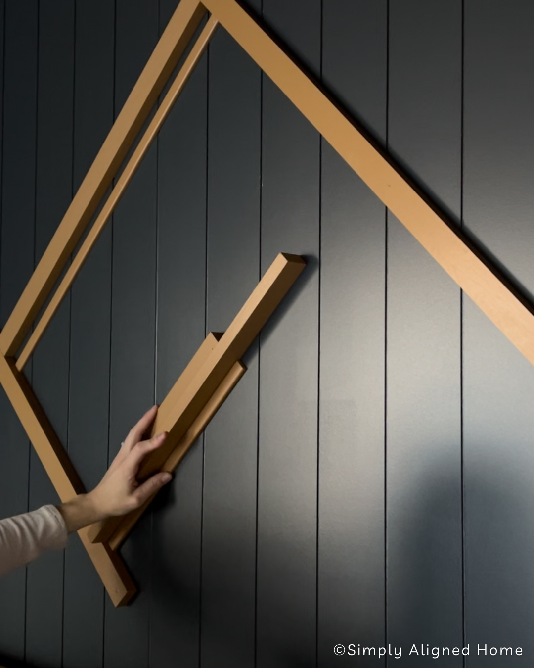 How To Build A DIY Wooden Mountain Wall Art Simply Aligned Home
