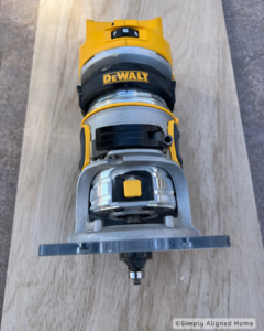 How To Use A Palm Router: A Beginner's Tutorial - Simply Aligned Home