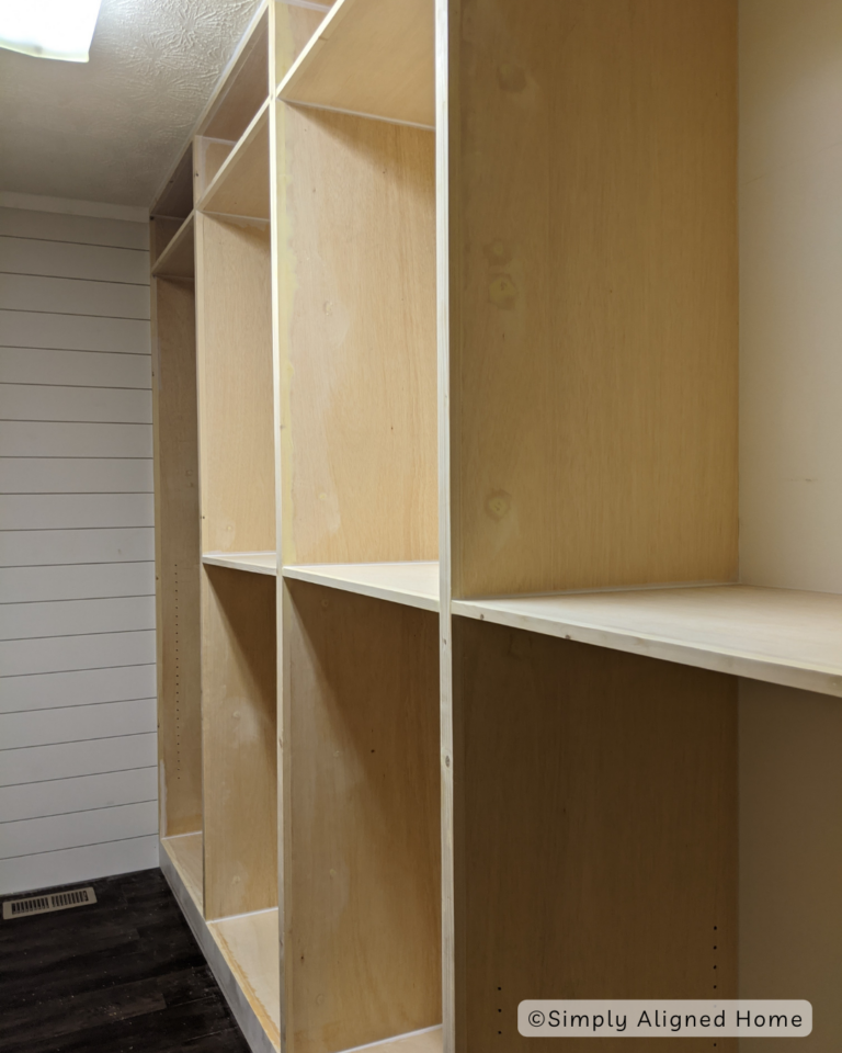 How To Build A Custom DIY Closet: Part 2 - Simply Aligned Home