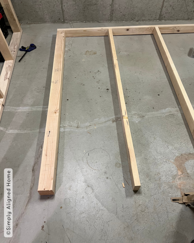 How To Build A DIY Tote Storage Rack - Simply Aligned Home