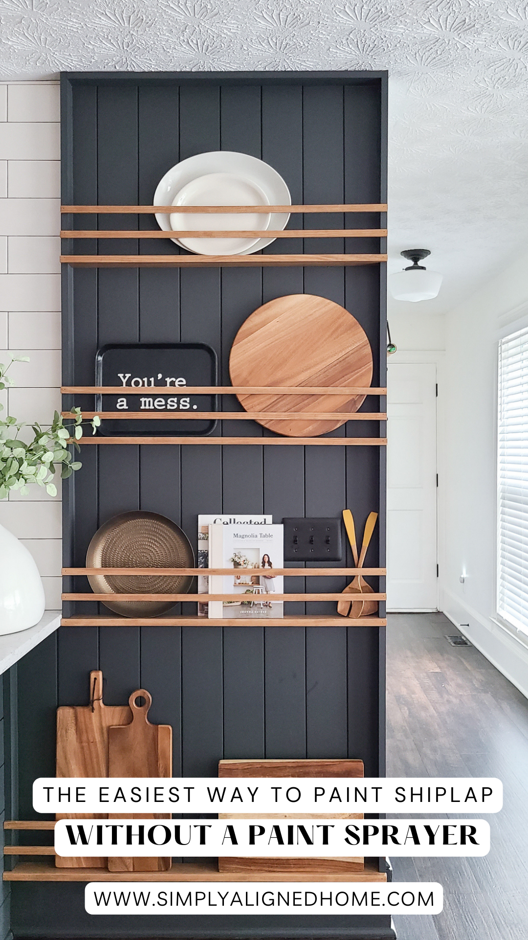 The Easiest Way To Paint Shiplap - Simply Aligned Home